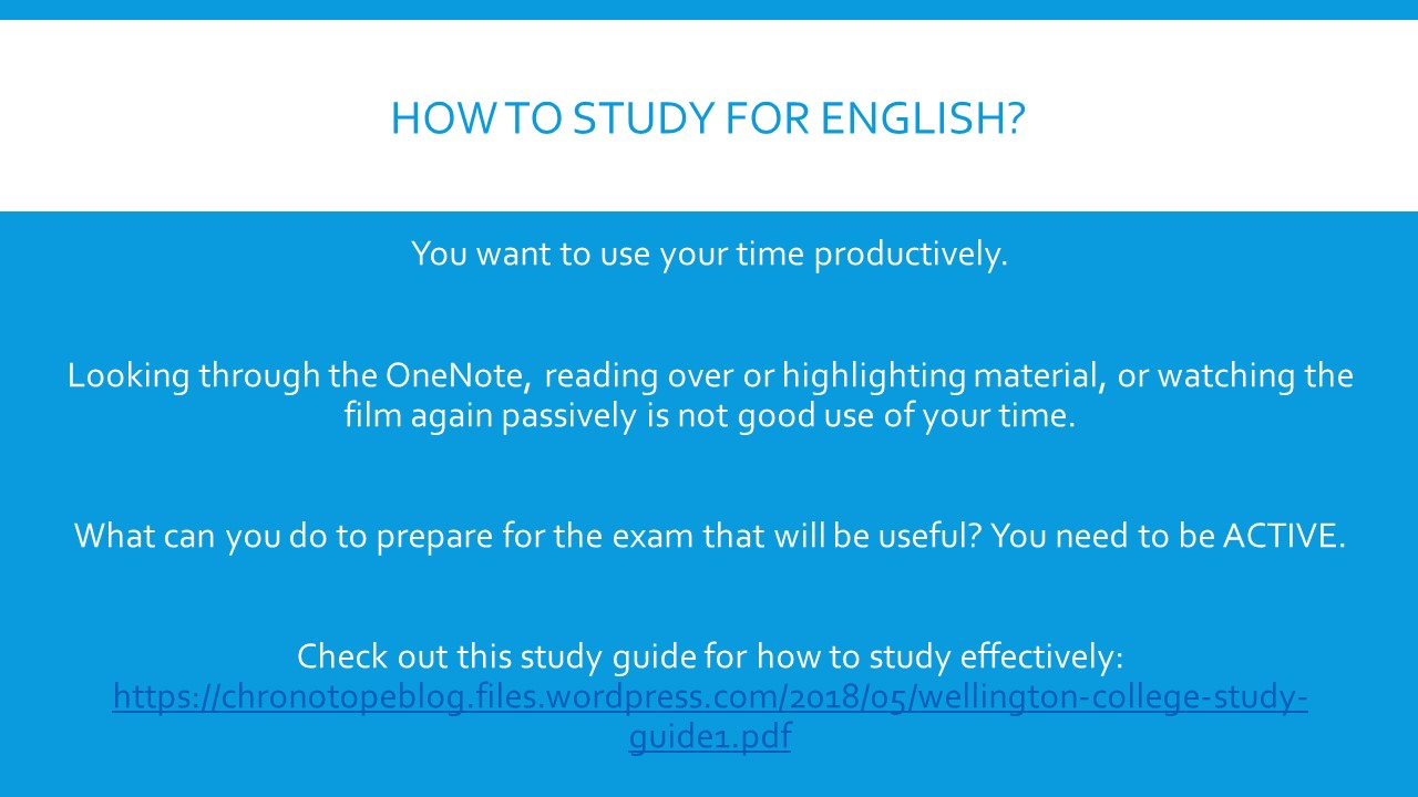 How to study (for English) | the édu flâneuse